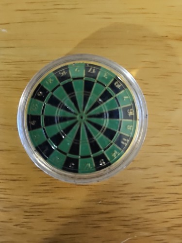 DART GAME BOARD CHALLENGE COIN BLACK RED SCORE | eBay