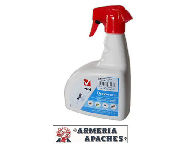 VEBI DRAKER RTU INSETTICIDA 1 LT PER INSETTI STRISCIANTI E VOLANTI | eBay