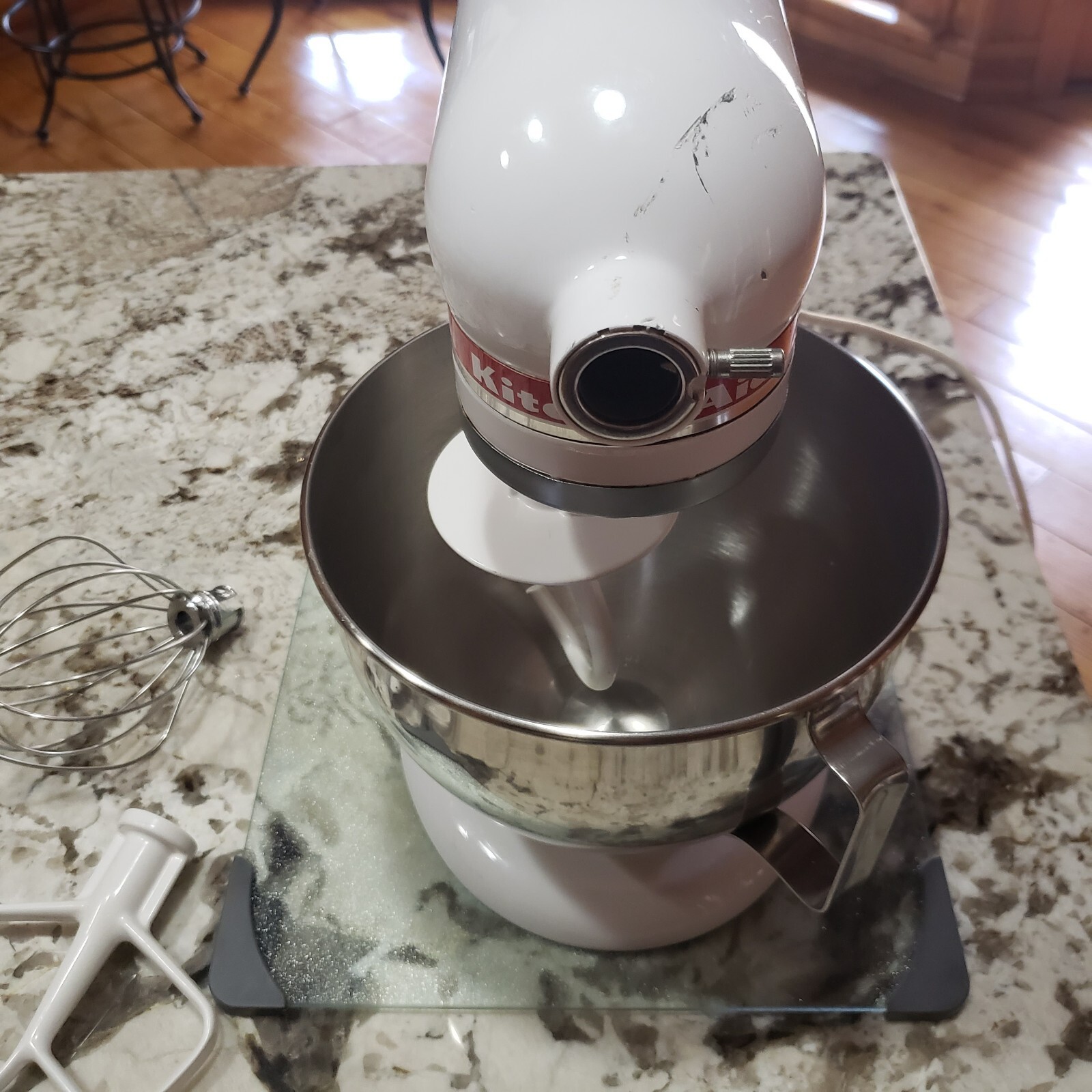 White KitchenAid KSM90 300W Ultra Power Stand Mixer for sale online | eBay
