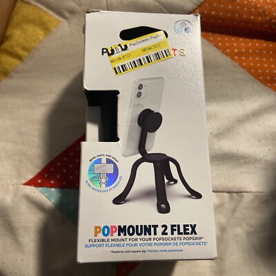 POPSOCKETS Popmount 2 Flex Flexible Mount For POPSOCKETS Grips Black | eBay