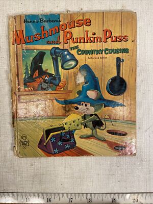 1964 MUSHMOUSE AND PUNKIN PUSS TELL-A-TALE BOOK,Hanna-Barbera,haymouse ...