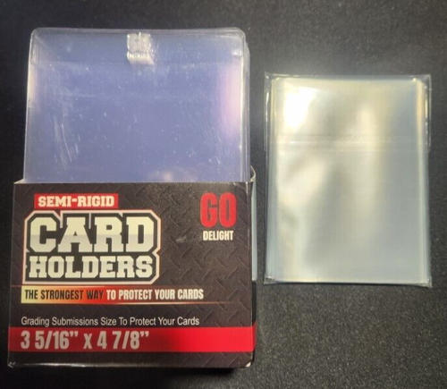 SEMI-RIGID Card Holders 50ct | eBay