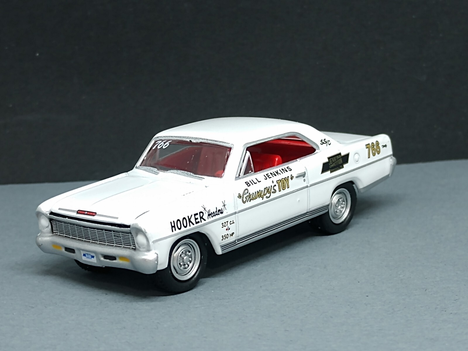 NHRA BILL "GRUMPY'S TOY" JENKINS 66 CHEVY NOVA COLLECTIBLE 1/64 LIMITED ...