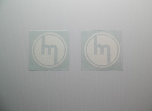 New MAZDA Classic Logo 3" Long Badge Decal Pair RX2 RX3 RX4 COSMO REPU ...