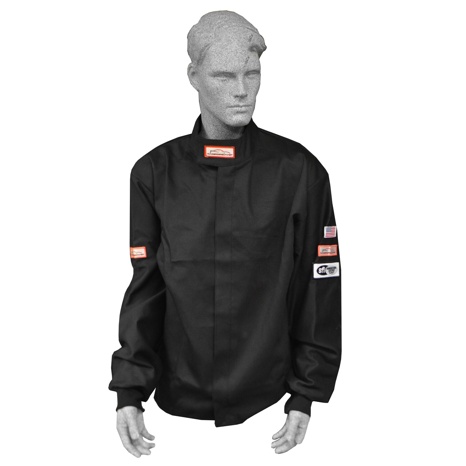 FIRE SUIT RACING JACKET SFI 3-2A/1 BLACK SMALL MEDIUM LARGE XL 2X 3X 4X ...