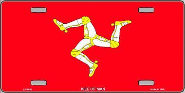 Isle Of Man Flag Metal Novelty License Plate Tag LP4036 | eBay