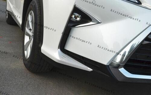 Chrome Steel Exterior Front Fog Light Strip Trim For Lexus RX350 450h ...