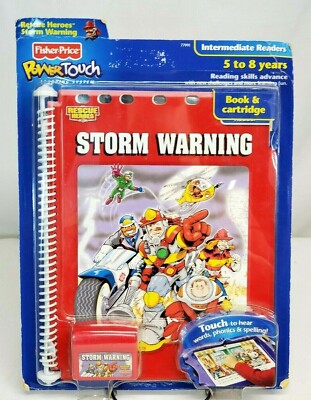 2003 Fisher Price PowerTouch Rescue Heroes STORM WARNING Book ...
