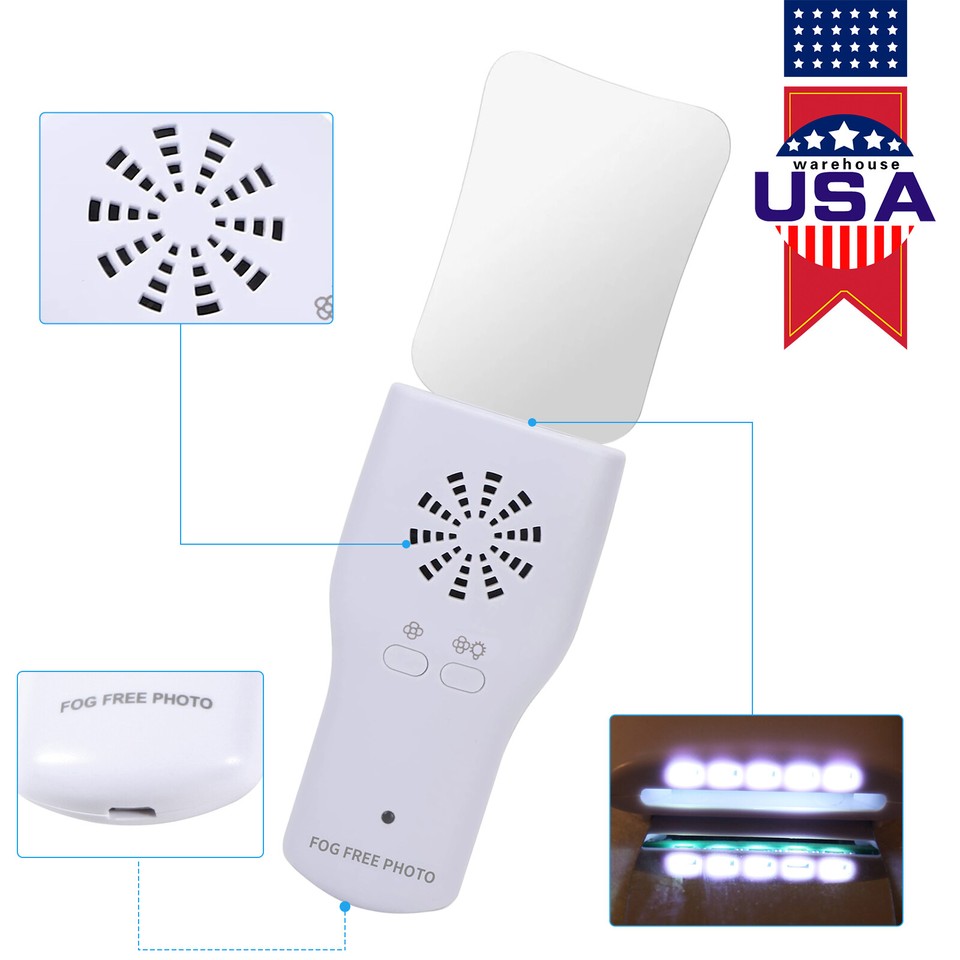 Dental Occlusal Mirror Fog Free LED Intra Oral Photo System Reflector 4 ...