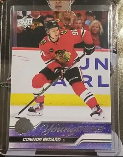 Connor Bedard Young Guns Rookie Card 2023-24 Upper Deck Series 2 YG RC ...