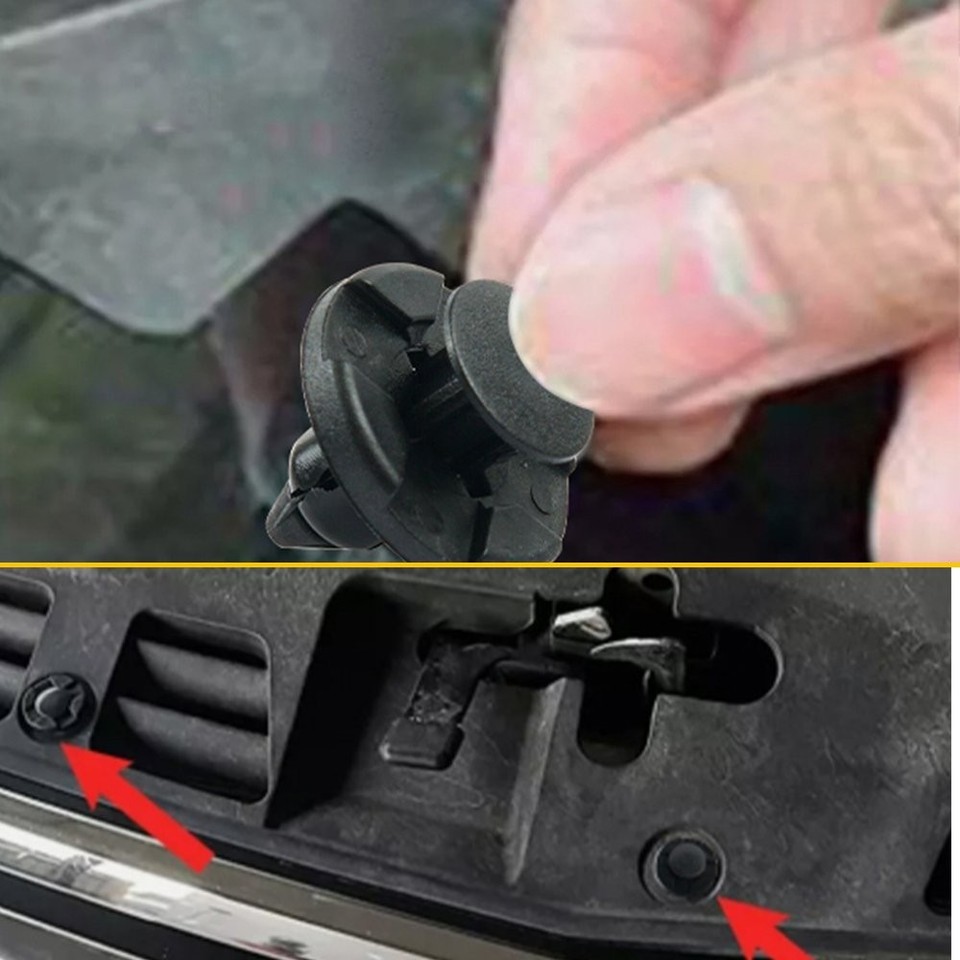 100x Auto Bumper Fender Push Rivet Fasteners 0155309321 Fit For Nissan ...