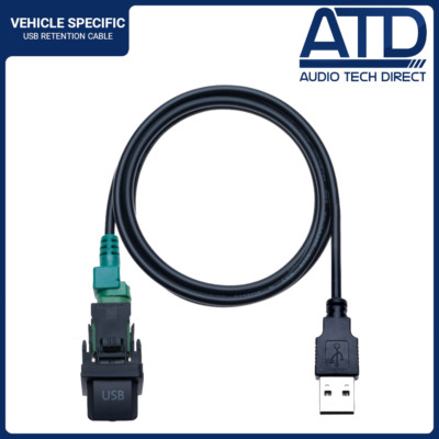 USB Cable For VW Golf Jetta Mk5 Mk6 R32 OEM Port Factory Adaptor ...