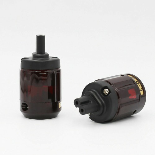 C8 C7 KALTGERÄTE KLEINGERÄTESTECKER VERGOLDET IEC 8 Plug HIFI | eBay.de