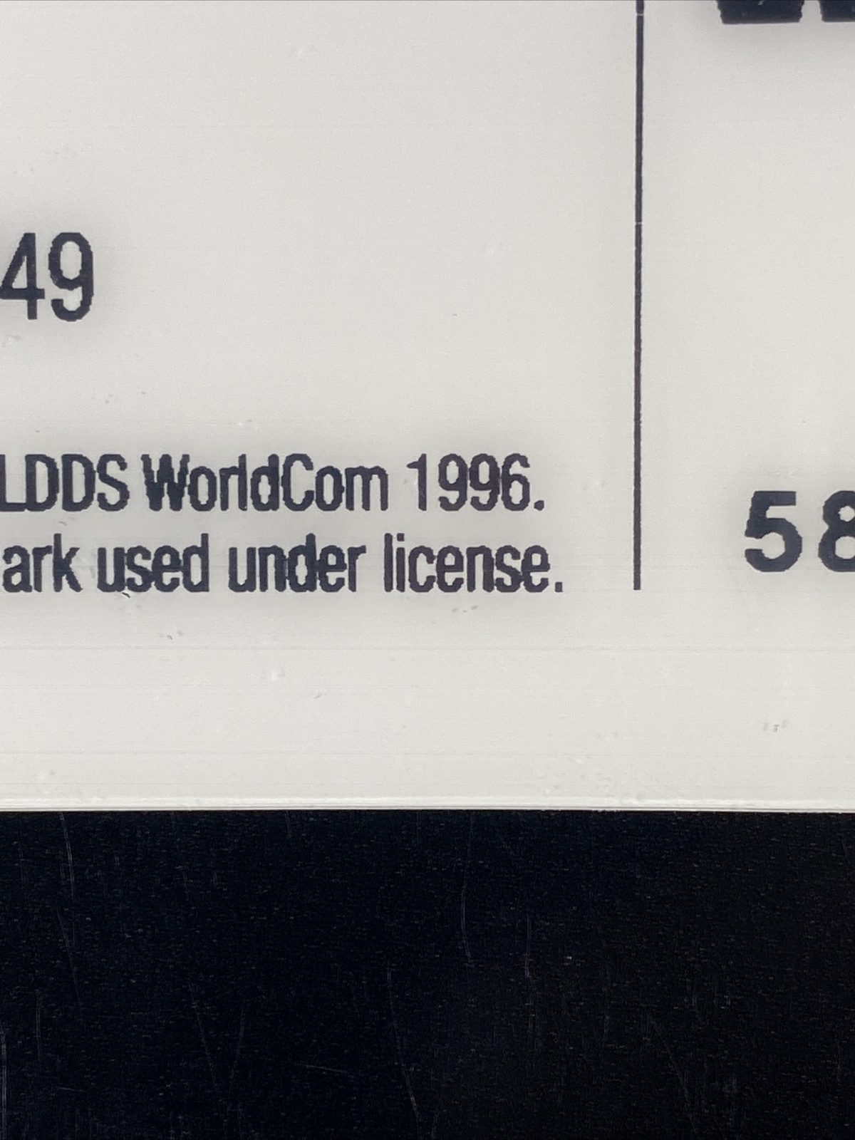 1996 LDDS WorldCom | Michael Jordan | Space Jam | Phone Card | 50 Units ...