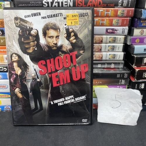 Shoot Em Up (DVD Clive Owen Paul Giamatti MOVIE THEM MONICA BELLUCCI ...