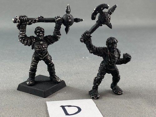 2x Mummy Lord King Pharaoh Tomb Kings Undead Warhammer Old World RARE ...