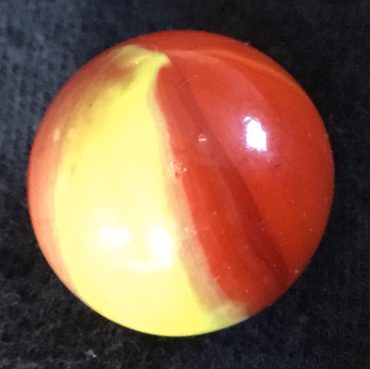 Vintage Vacor Marble Red Devil Red Yellow Beautiful Mib .625 5/8” | eBay