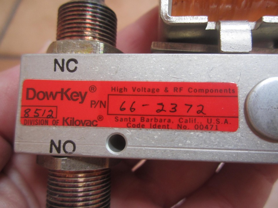 NEW OLD STOCK - Dow-Key 8512 66-2372 CoAx RF Relay SPDT 26.5VDC HAM ...