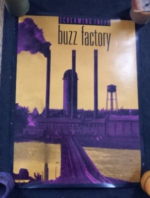 Vintage Screaming Trees Buzz Factory Rare Promo Poster 1989 - Mark ...
