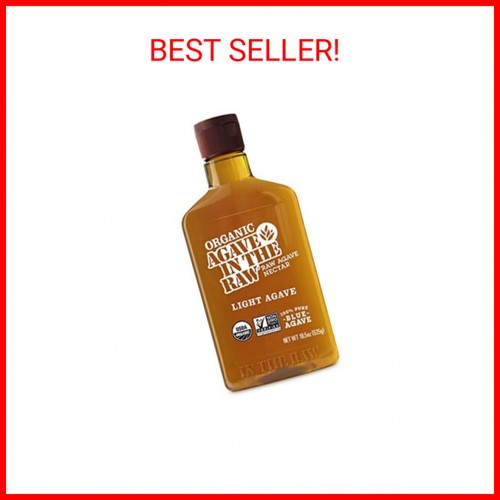 Agave In The Raw Light Organic Agave Nectar Sweetener (18.5oz) Blue Raw ...