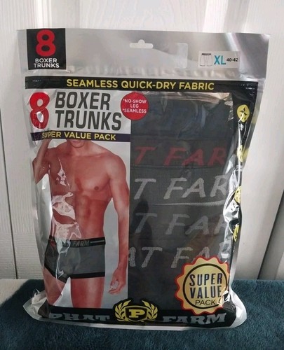 Phat Farm Performance Men's Assorted 8 Pack Boxers Briefs, Size XL | eBay