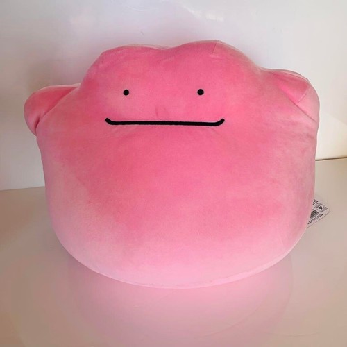 Pokemon Center Original Metamon Ditto Super Big Chewy Mothiri Plush ...