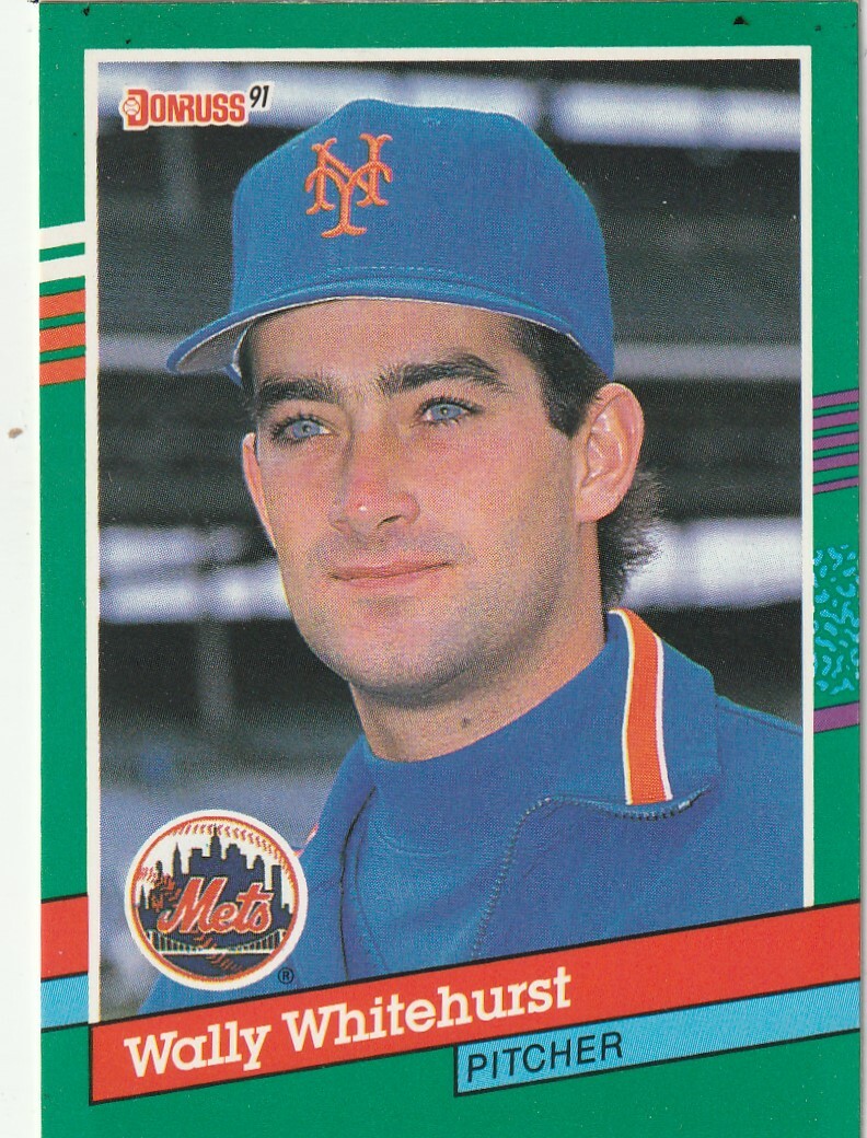 FREE SHIPPING-MINT-1991 Donruss Wally Whitehurst #511 METS PLUS BONUS ...