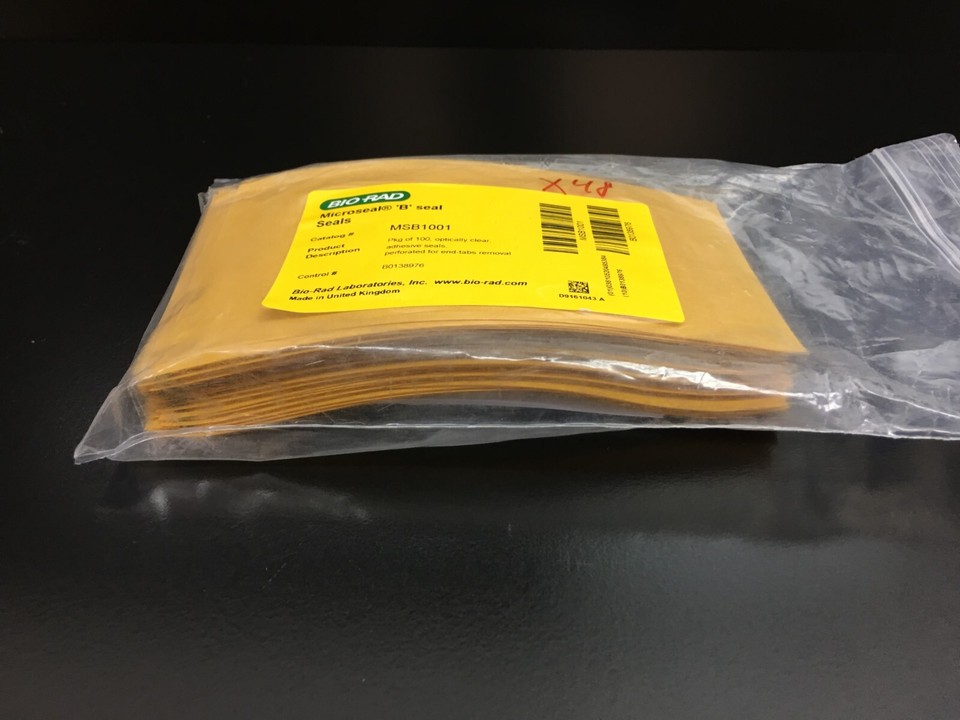 Bio-Rad Cat No MSB1001 Microseal 'B' PCR Plate Sealing Film Lot 48 PCS ...