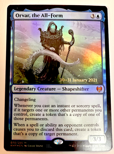 MTG Orvar, the All-Form Prerelease Cards Foil MINT | eBay