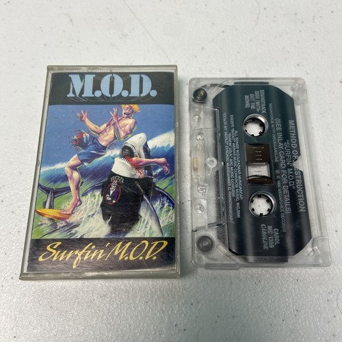 NM 1st Press 1988 Method Of Destruction Surfin MOD Cassette Megaforce ...