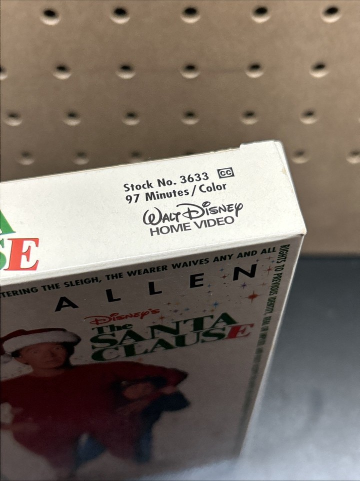 The Santa Clause - VHS, Disney, Tim Allen - Christmas Classic | eBay