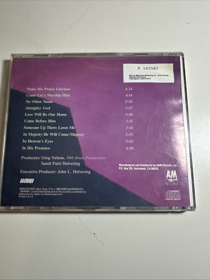 Make His Praise Glorious by Sandi Patti - CD, 1988 | eBay UK