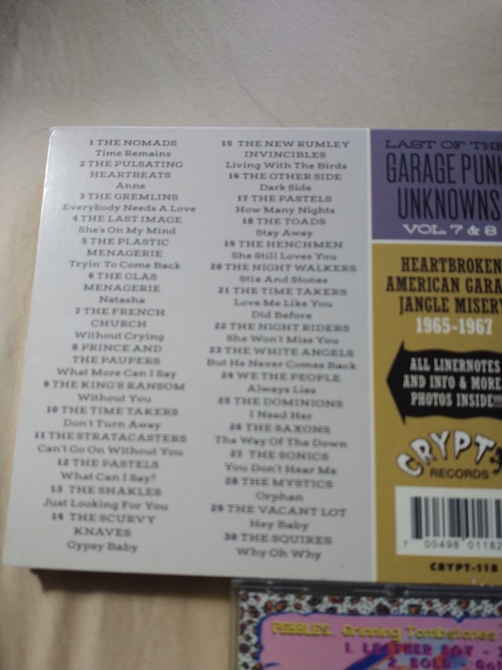 garage rock CD lot punk rock pebbles nuggets '60s and '70s | eBay