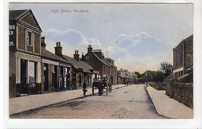 HIGH STREET, MONIFIETH: Angus postcard (C24961) | eBay UK