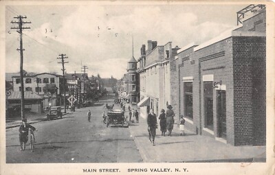 c.1915 Stores Main St. Spring Valley NY post card Rockland county | eBay