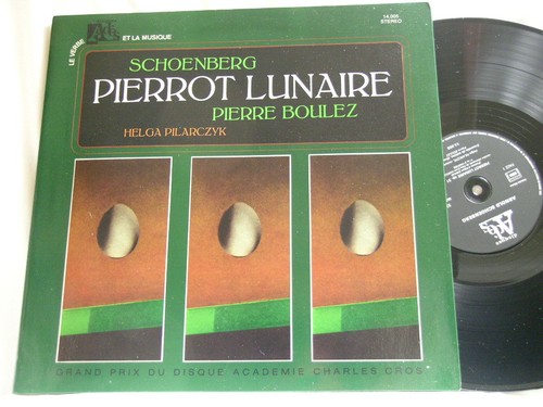 SCHOENBERG Pierrot Lunaire PIERRE BOULEZ Helga Pilarczyk Ades LP | eBay