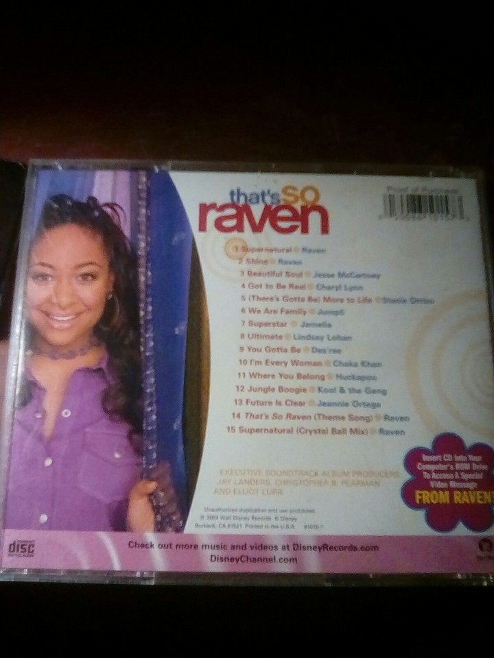 Disney That's So Raven Soundtrack CD 50086101573| eBay