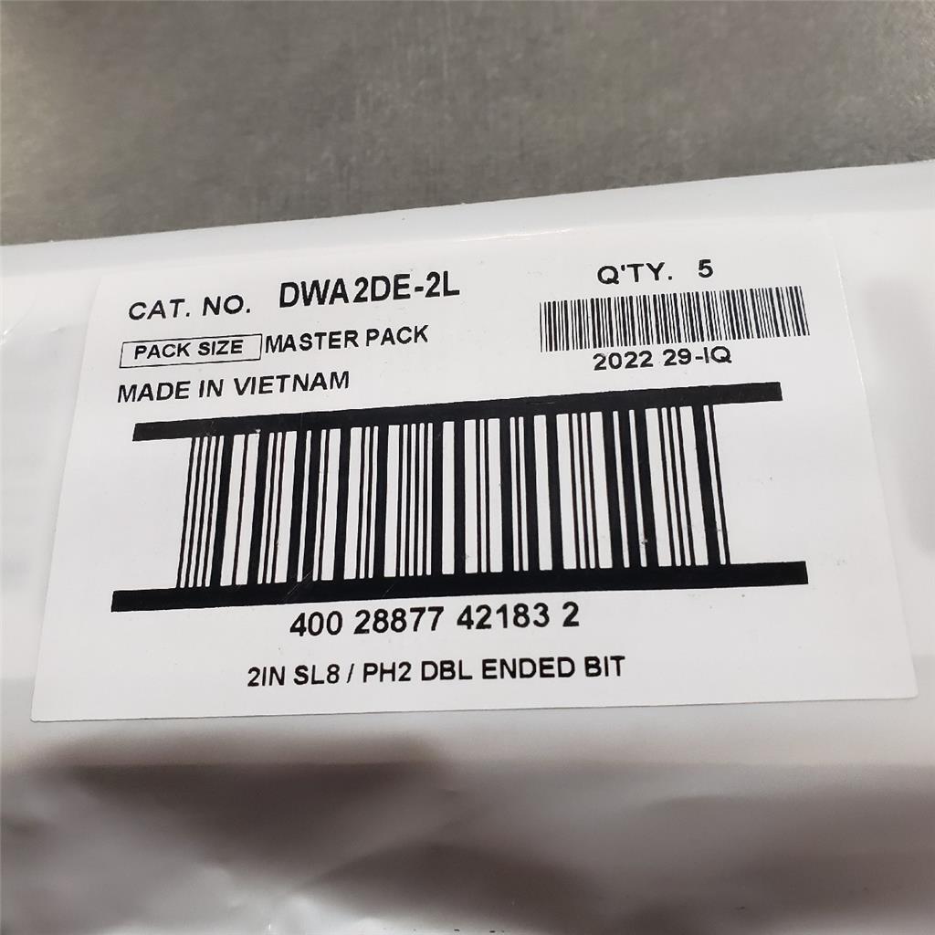 = Dewalt 5 PKGS Power Bits 2.75" No 2 No 8 DWA2DE-2L Tough Grip NEW | eBay