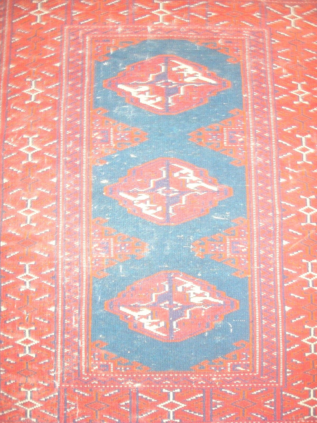VINTAGE HANDKNOTTED RUG 32 inches x 25 inches | eBay