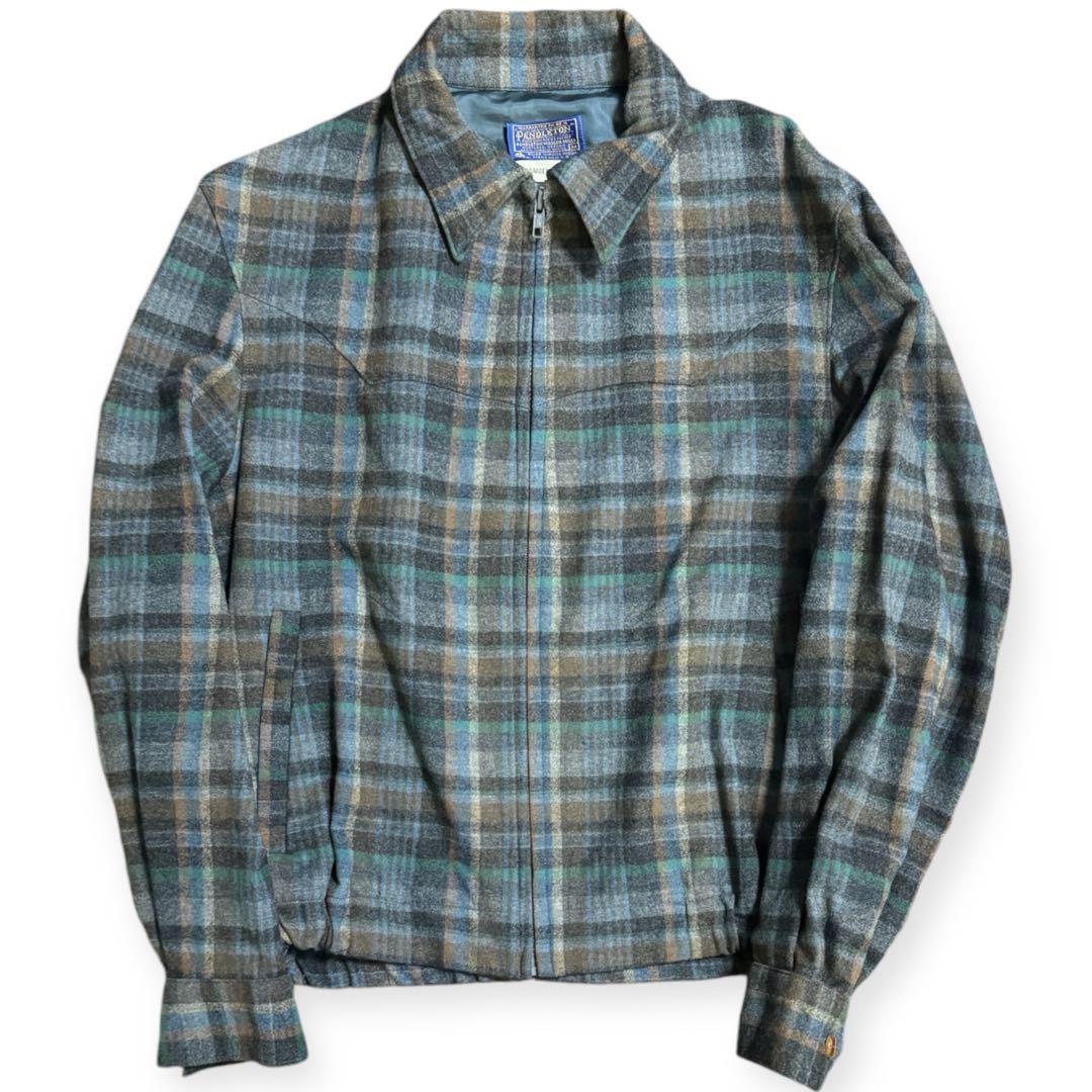 Rare Pendleton 70S Usa Made Vintage Ombre Blouson M - Gem