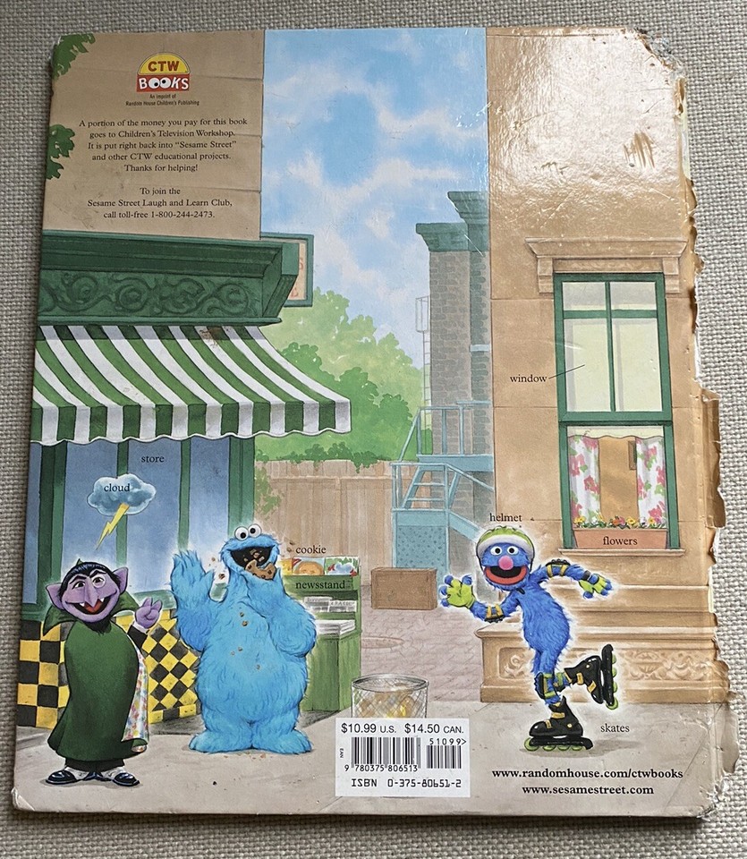 The Sesame Street Word Book - Learning For Children 9780375806513| eBay