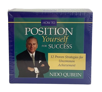 How to Position Yourself for Success by Nido Qubein 6-CD Set Audio Book ...