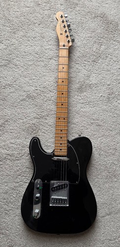 Fender Telecaster Maple Neck Electric Guitar Black, LEFT HANDED - Buyer ...