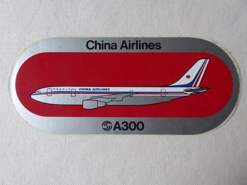 AUTOCOLLANT STICKER AUFKLEBER AIRBUS A300 CHINA AIRLINES | eBay