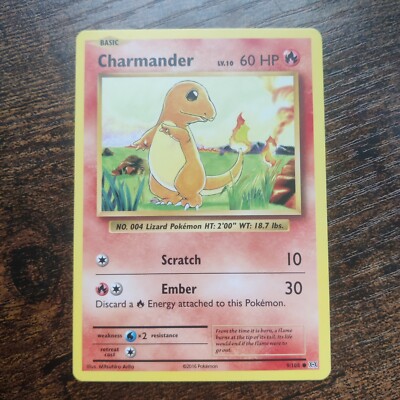 Charmander 9/108 - NM Evolutions - Pokemon 2016 Common TCG Card | eBay