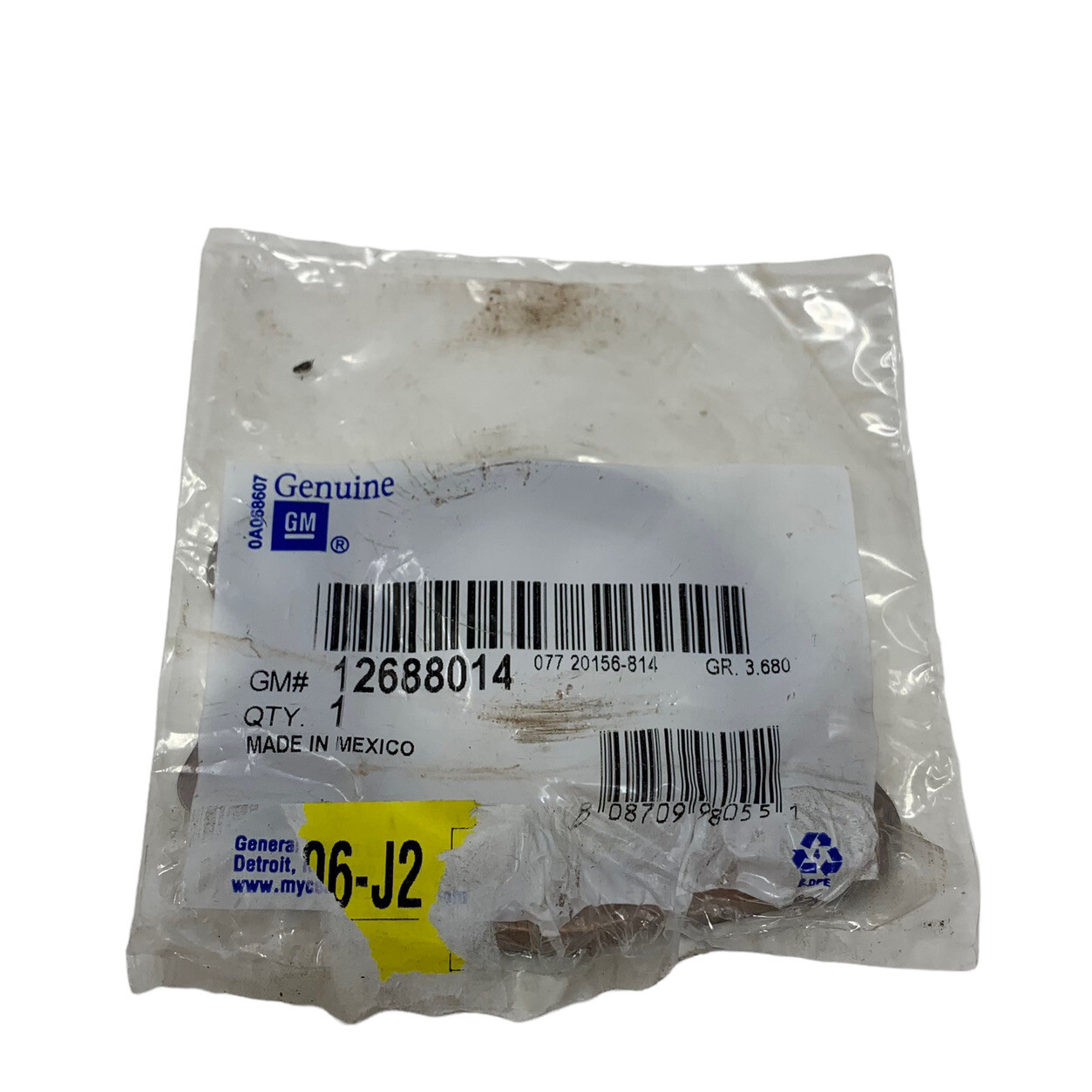 Genuine GM EGR Valve Gasket 12688014 for sale online | eBay