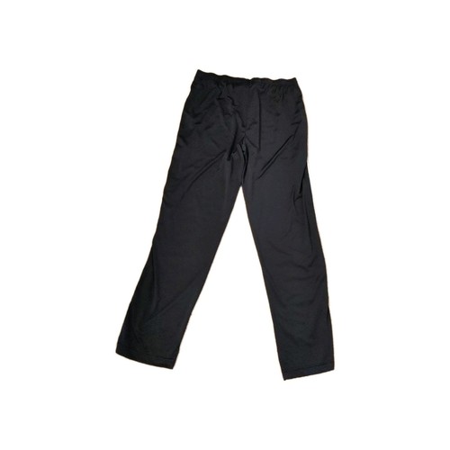 Vevo Active Pants Joggers Sports Track Gym Black Straight Leg W ...