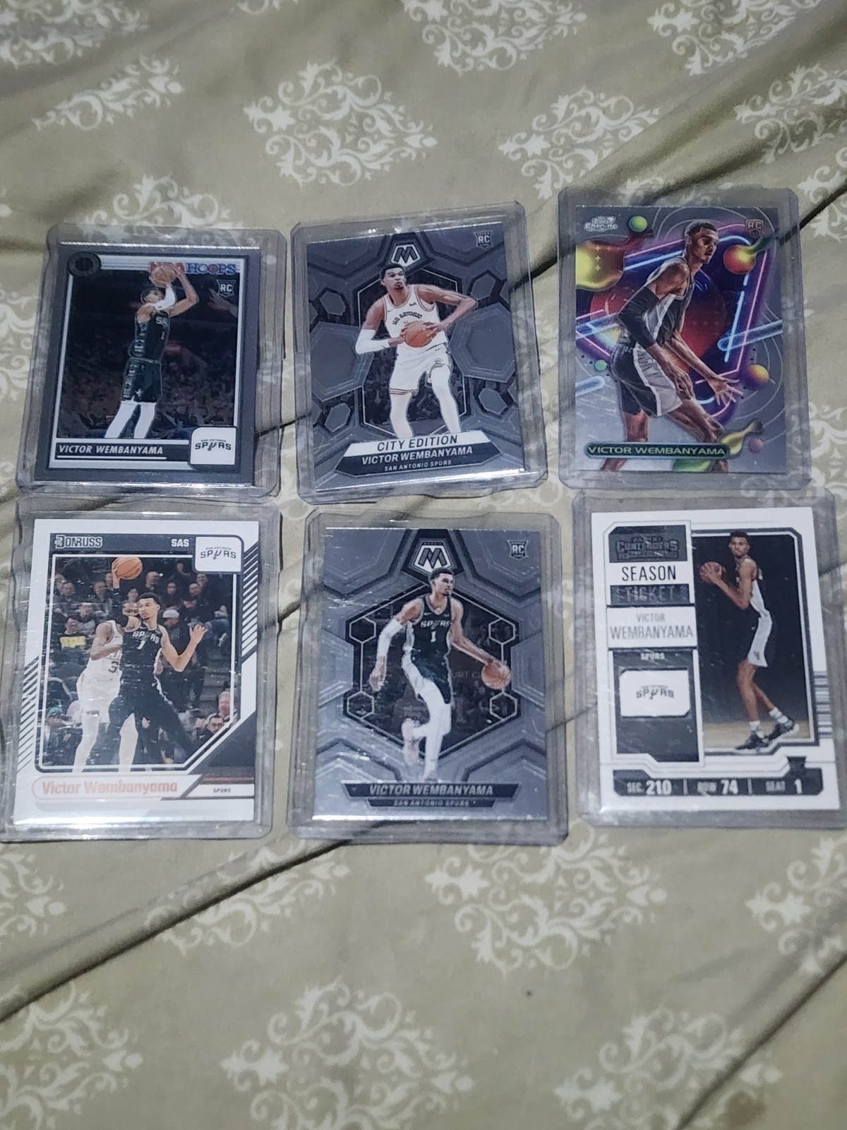 victor wembanyama Lot 6 Wemby Rookie Cards *FREE SHIPPING* | eBay