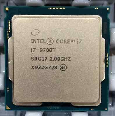 Intel Core i7-9700T 2.00GHz Desktop CPU Processor SRG17 Tested | eBay