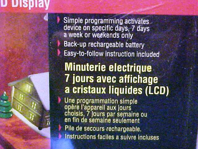 Stanley TimerMax Electric 7 Day Indoor Timer with LCD Display NEW ...